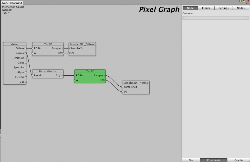 Strumpy Shader Editor ： Unityでノードベースでシェーダ開発ができるアドイン – Shader.jp